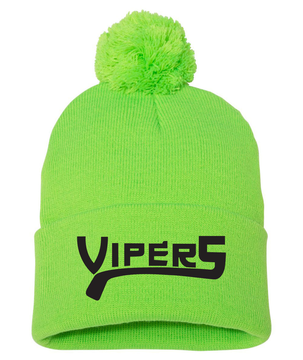 Des Moines Vipers Sportsman Pom Beanie – Letterman Locker