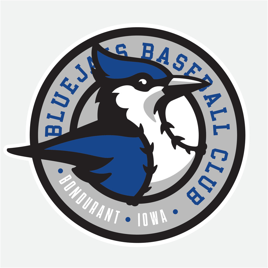 Bluejays Baseball Club Window Cling – Letterman Locker